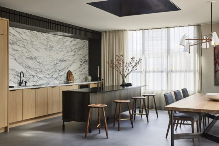 Morris Adjmi设计的极简顶层公寓Austin Nichols Penthouse – 设计频道